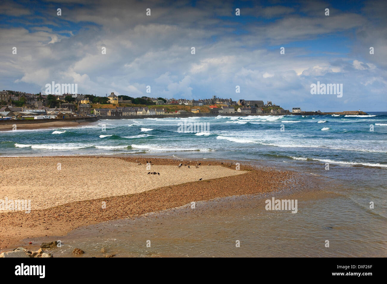 View towards Banff, Banffshire Stock Photo - Alamy