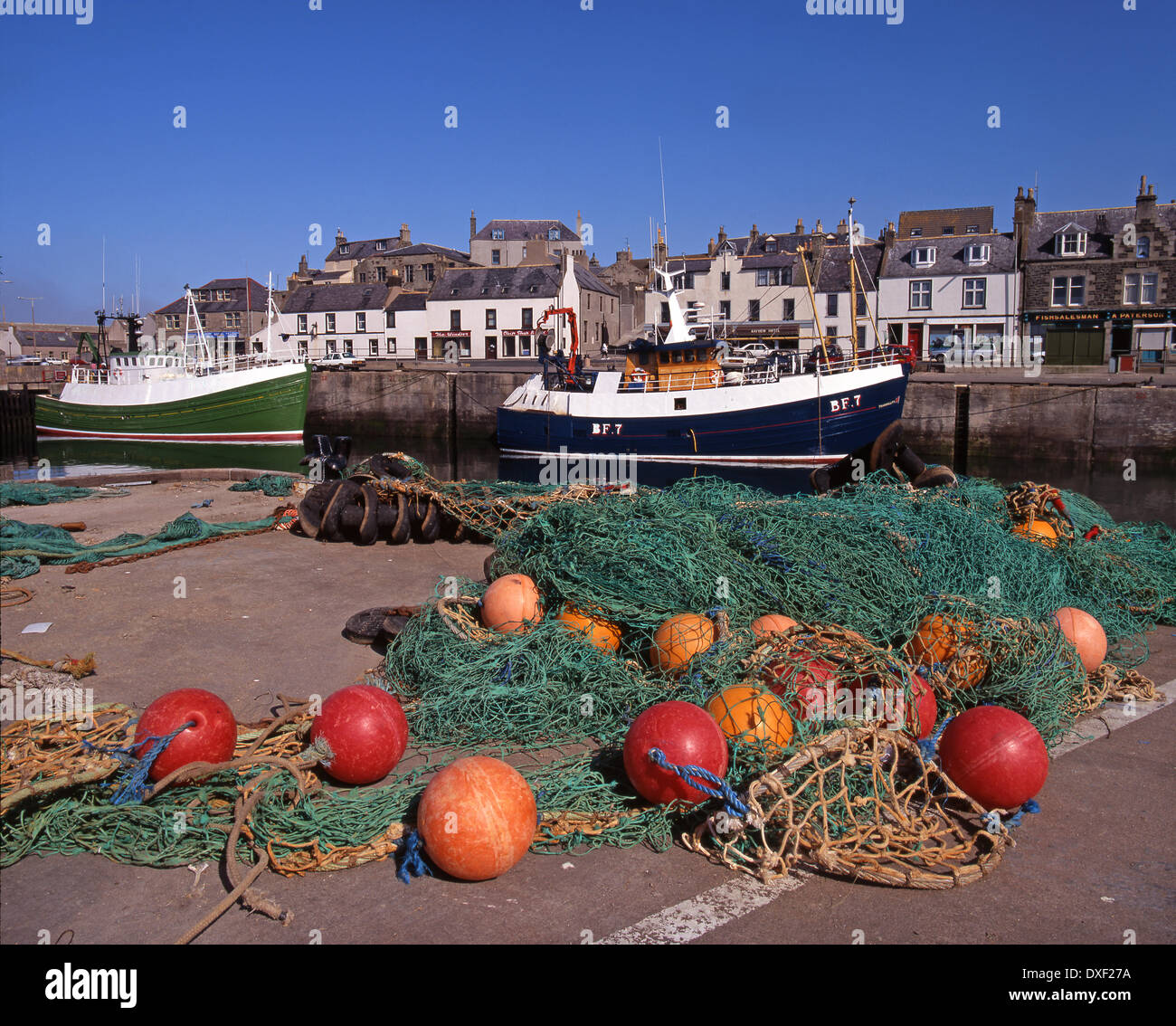 MacDuff Harbour, Banffshire, Aberdeenshire Stock Photo - Alamy