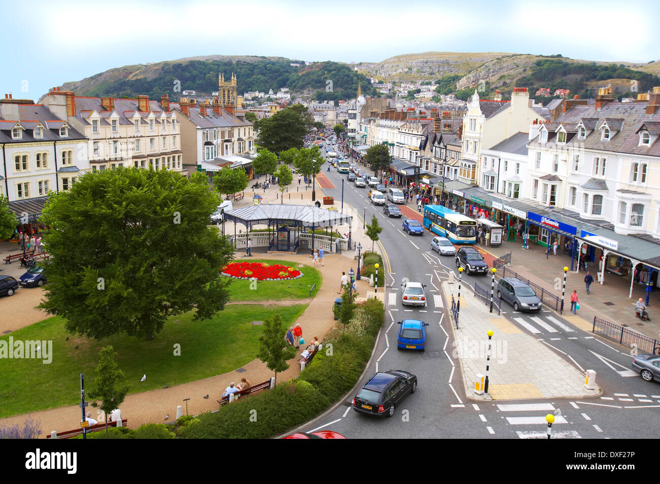 Llandudno town centre in conwy county,north-wales Stock Photo: 67943226 ...