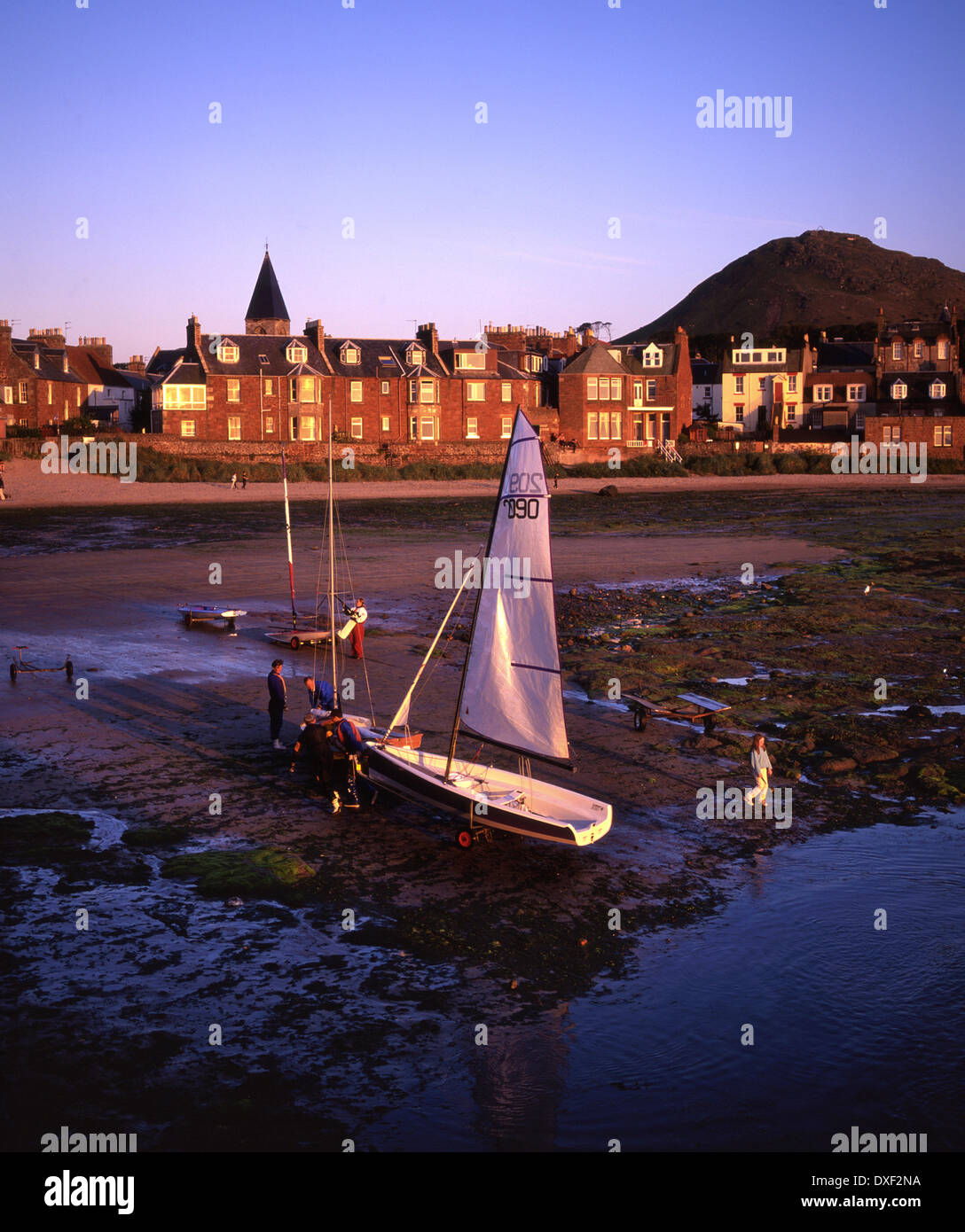 Evening light Strikes, North Berwick, Scotland Stock Photo - Alamy