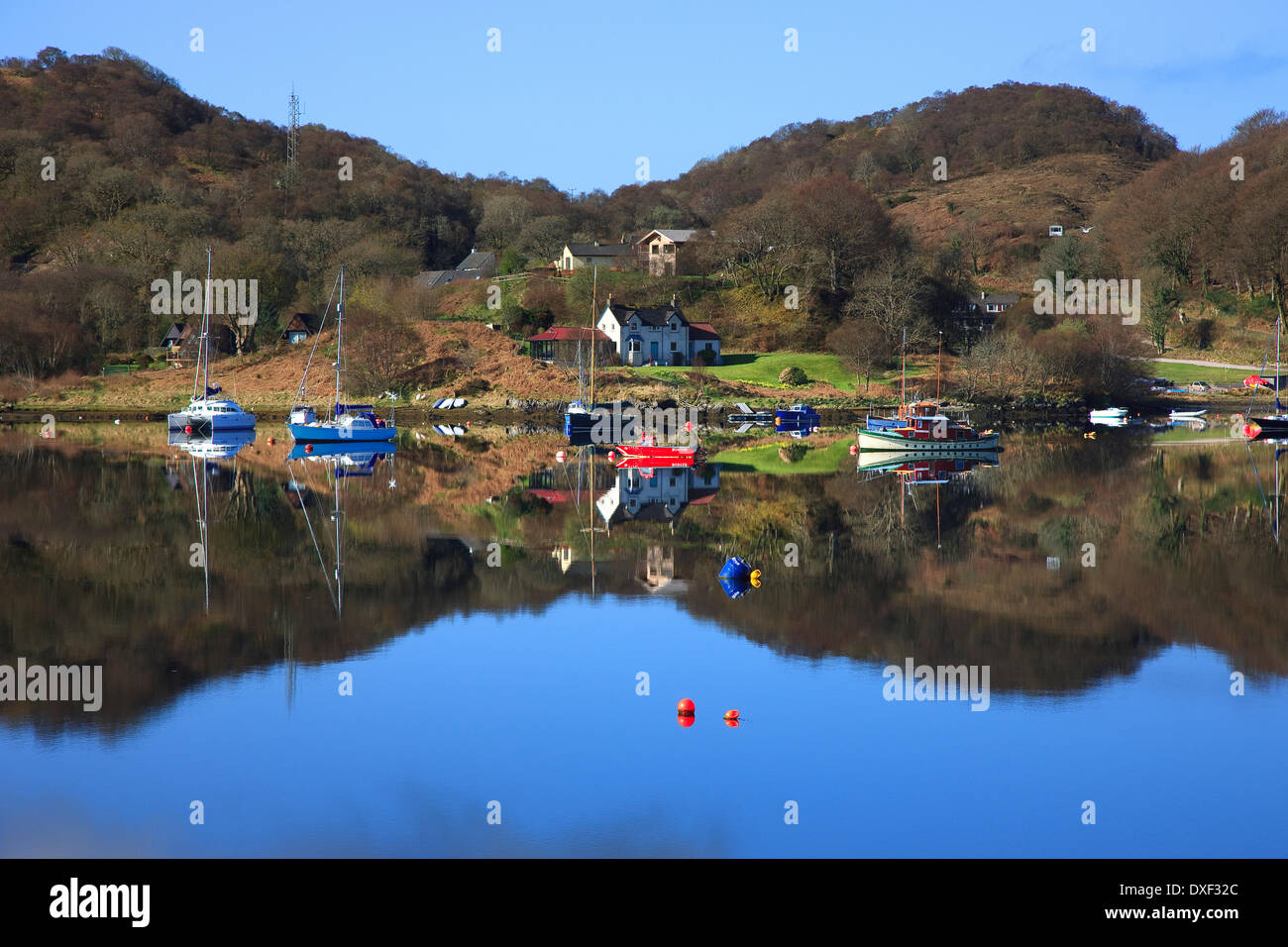 Panoramic of tayvallich village hi-res stock photography and images - Alamy