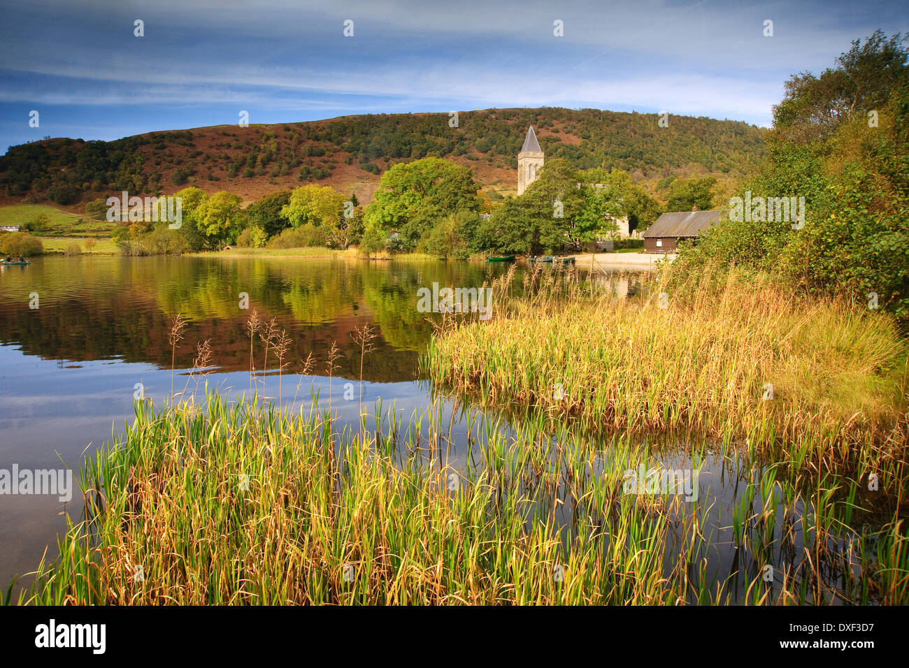Port of Menteith, lake of Menteith, Trossachs Stock Photo - Alamy