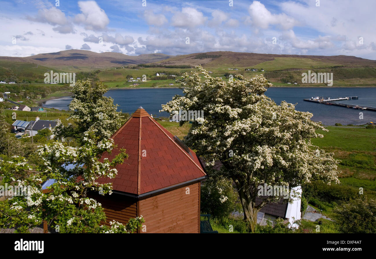 Spring view across Uig Bay, Isle of Skye Stock Photo - Alamy