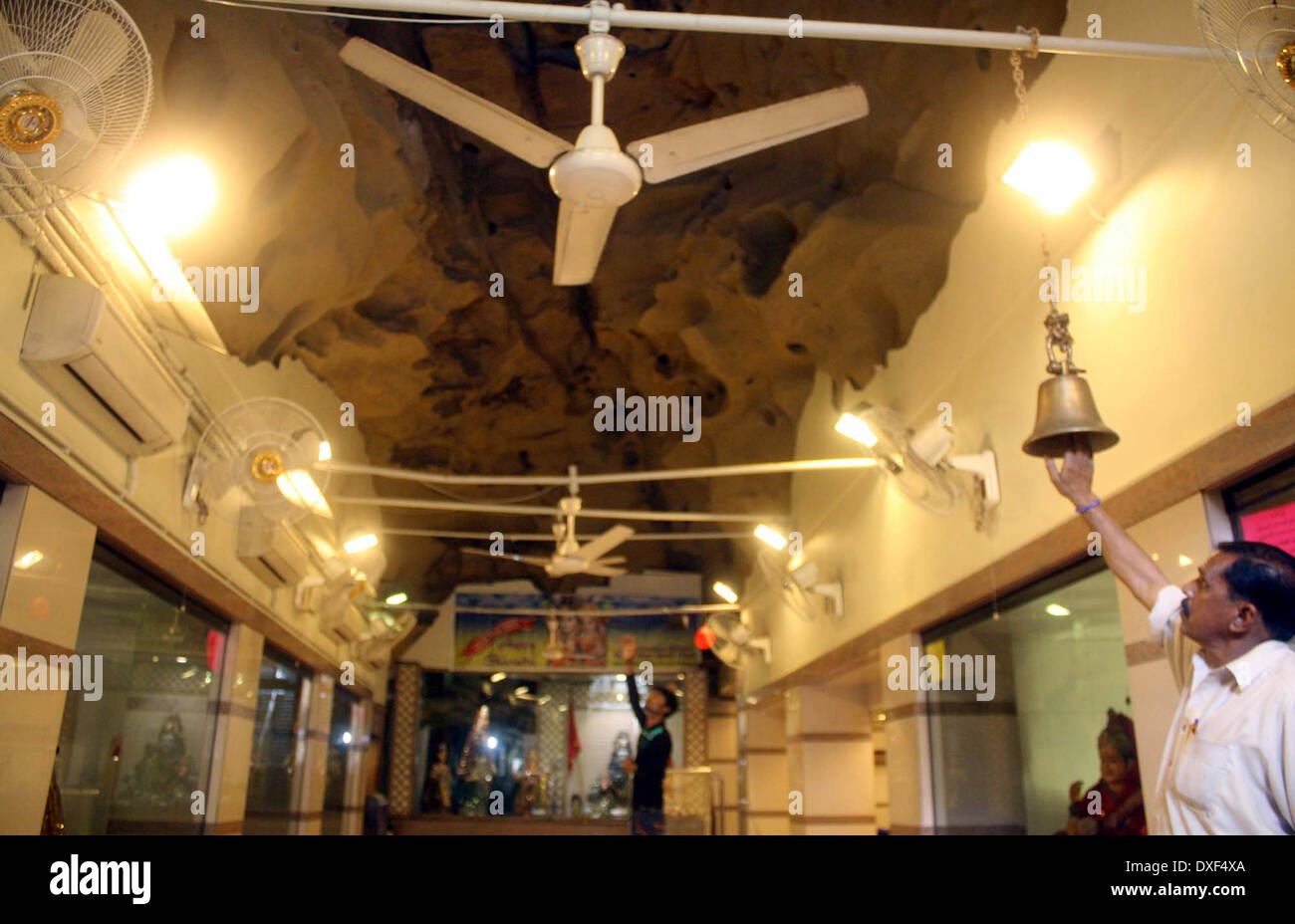The inside view of 150 years old Sri Ratneswar Mahadev temple in ...
