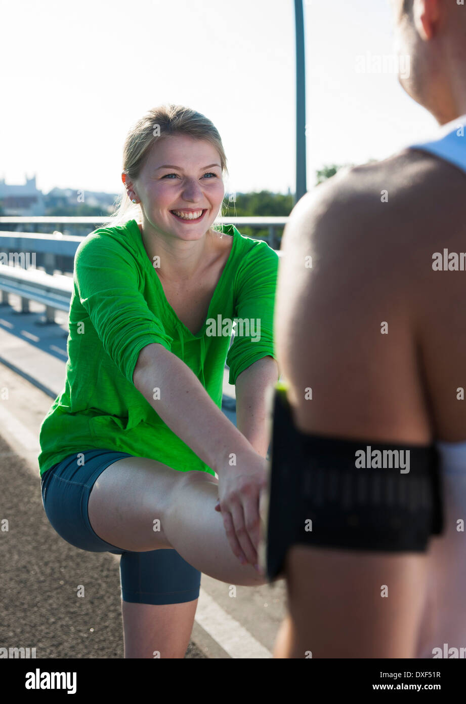 Man looking over shoulder running hi-res stock photography and images ...