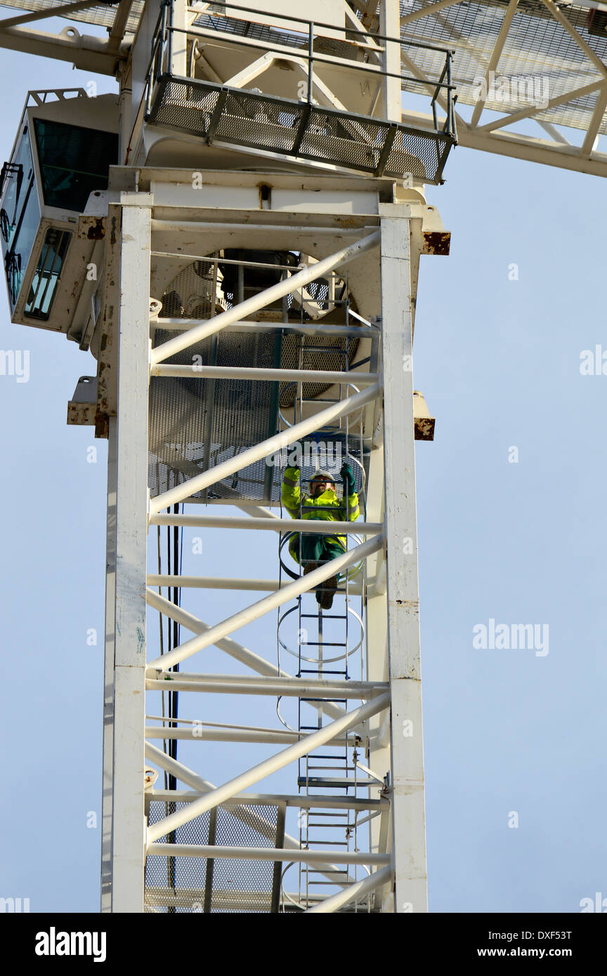 Steps crane hi-res stock photography and images - Alamy