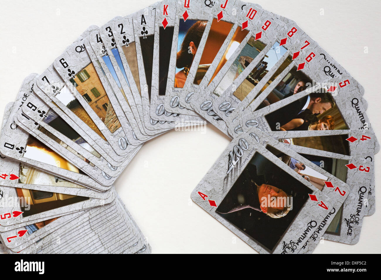 007 the bond movie poster playing cards hi-res stock photography and ...