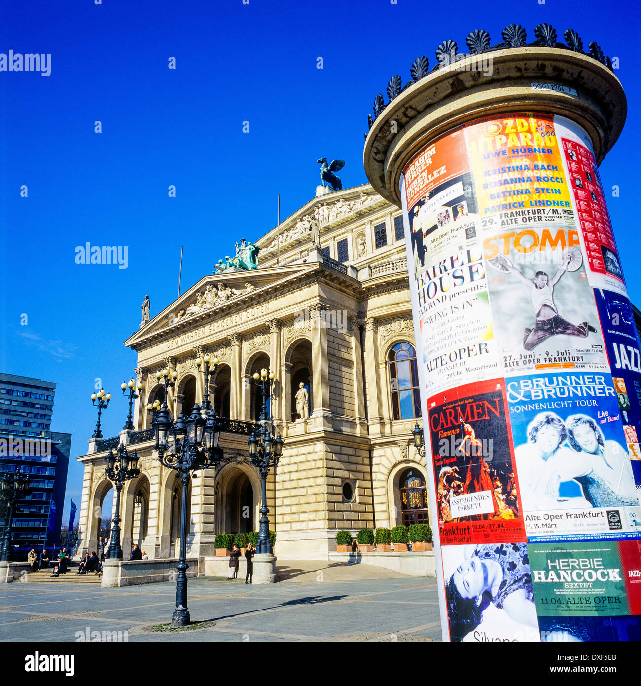 Poster pillar hi-res stock photography and images - Alamy