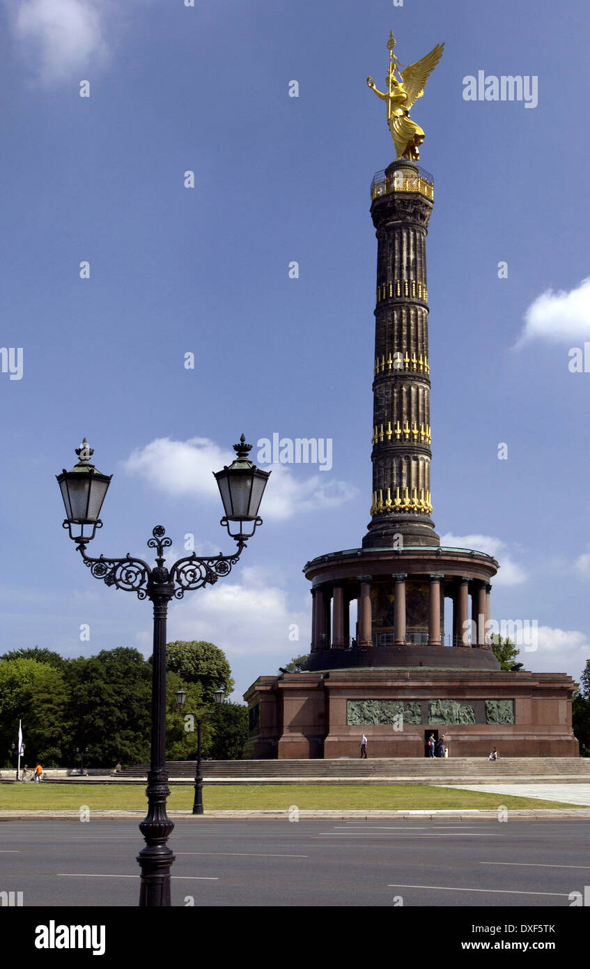 The Stegessaule monument in what was East Germany in the city of Berlin ...
