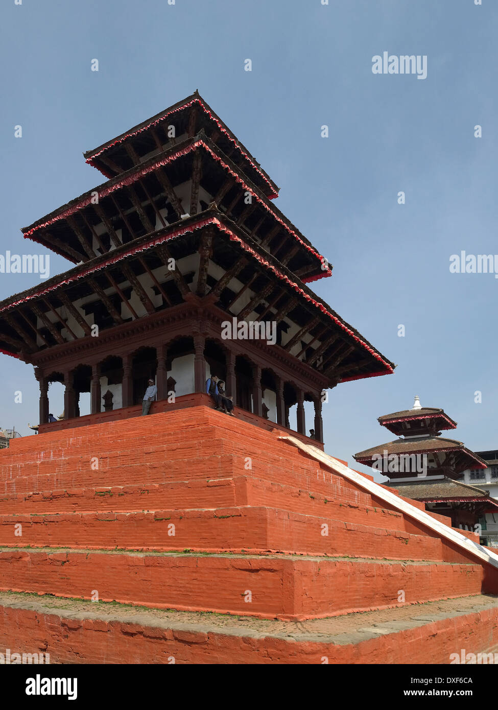Patan durbar square unesco world heritage sites hi-res stock ...
