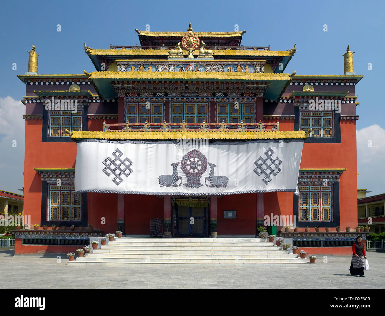 Boudhanath Buddhist Monastery in Kathmandu, Nepal Stock Photo - Alamy