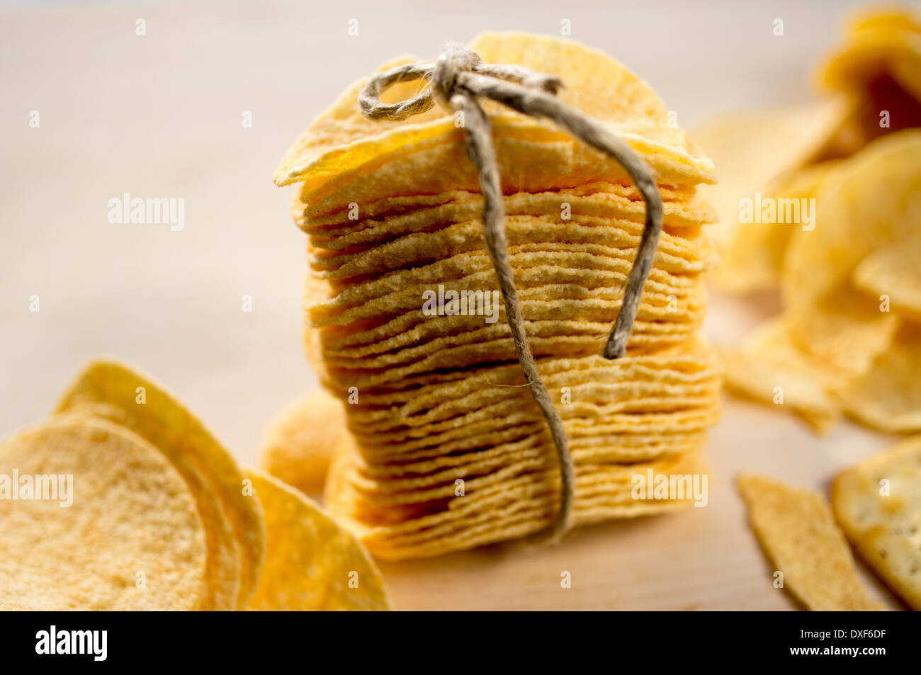 Potato chips table hi-res stock photography and images - Alamy