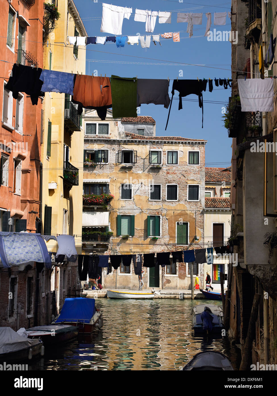 Washing clothes in a canal hi-res stock photography and images - Alamy