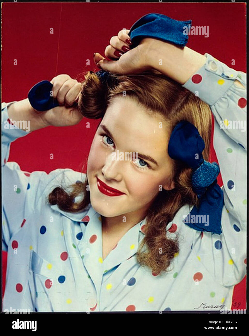 This vintage image shows the cover of the McCall Homemaking magazine ...