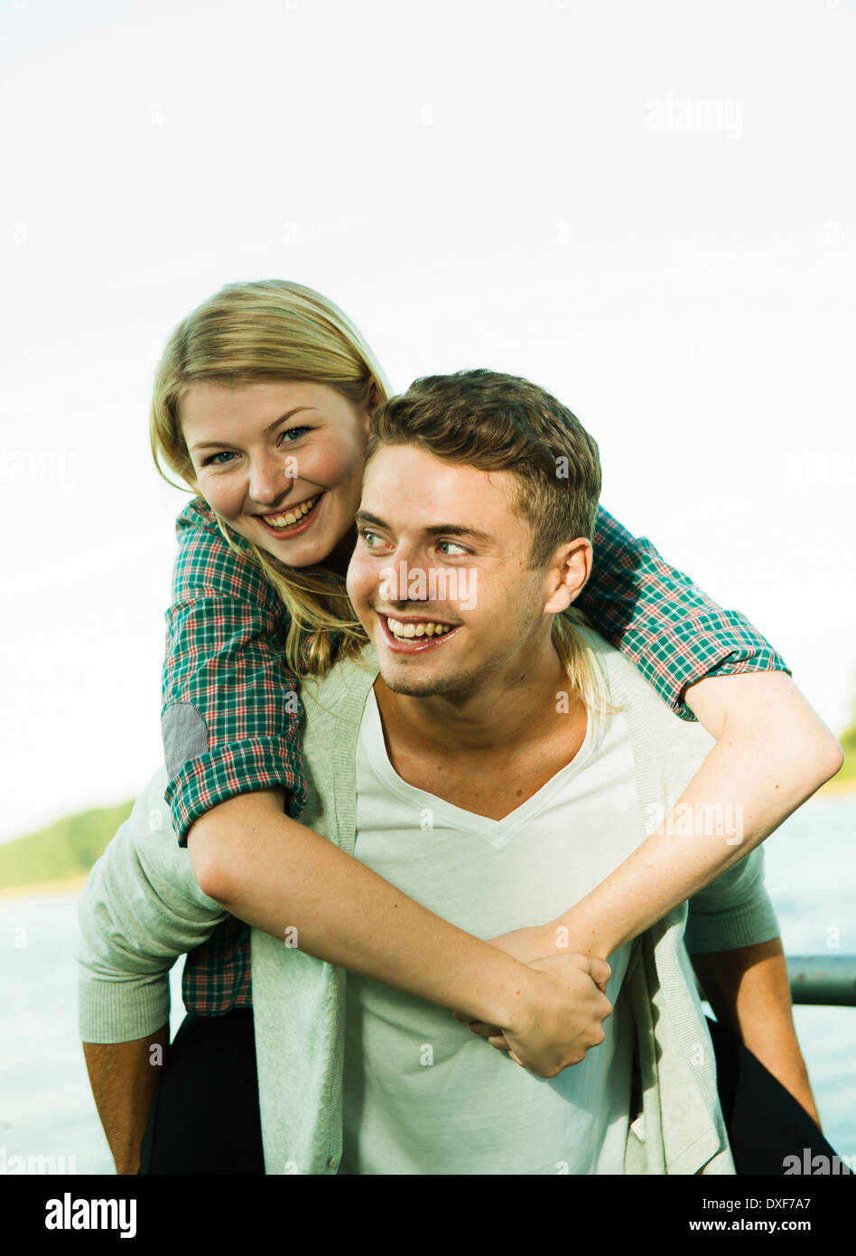 Piggy back ride adults hi-res stock photography and images - Alamy