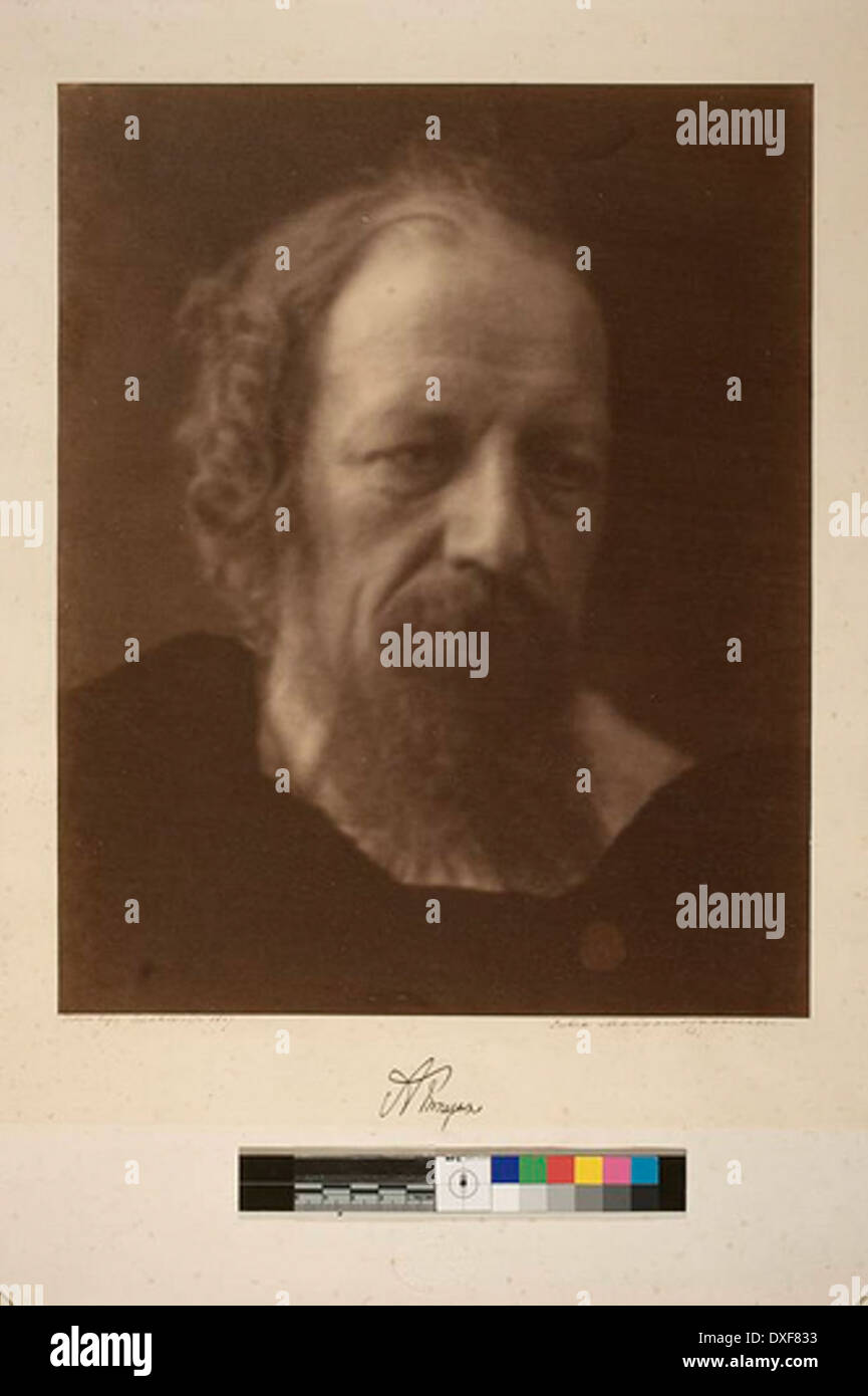 This vintage photograph captures A. Tennyson, offering a historical ...