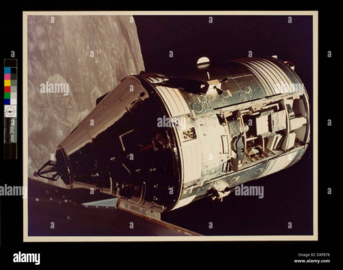 This photograph, taken during the Apollo 17 mission, shows the Command ...