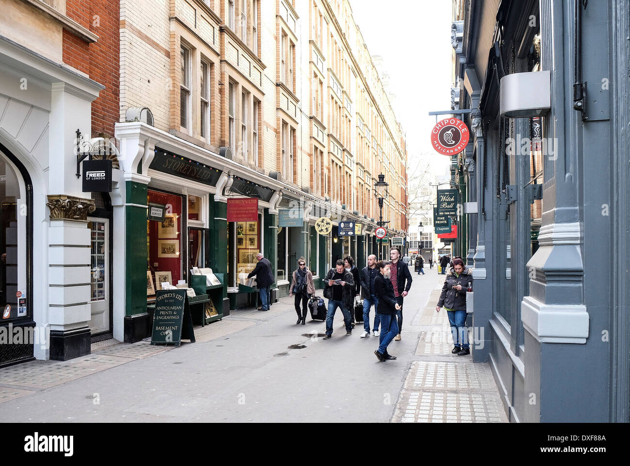 Cecil Court in London Stock Photo - Alamy
