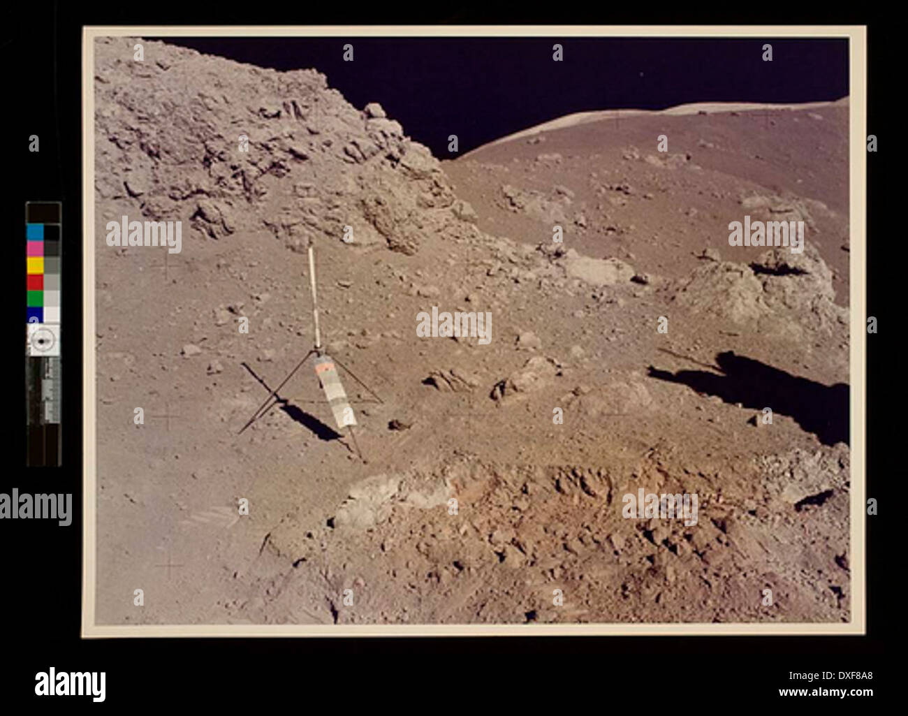 This onboard photograph from the Apollo 17 mission captures the lunar ...