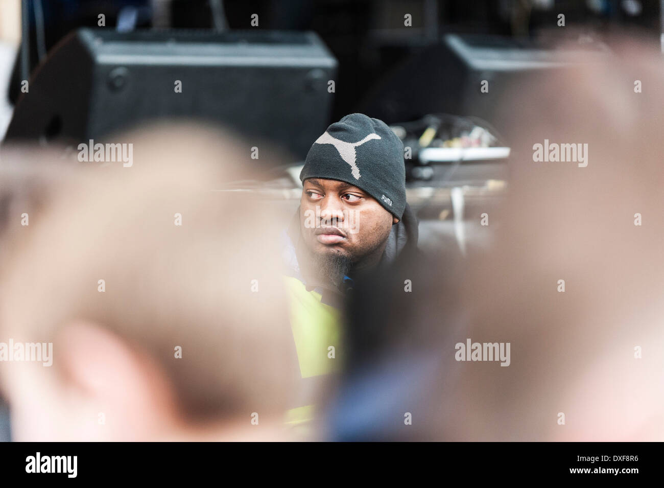 A watchful security guard Stock Photo - Alamy
