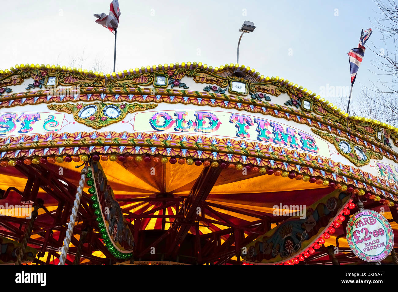 A traditional carousel Stock Photo - Alamy
