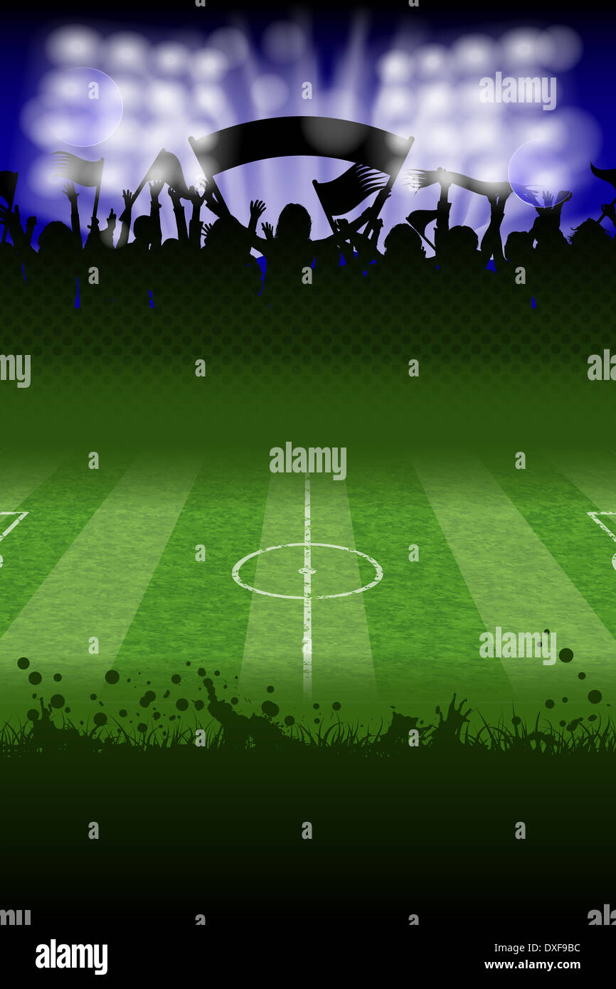 Soccer poster fans field hi-res stock photography and images - Alamy