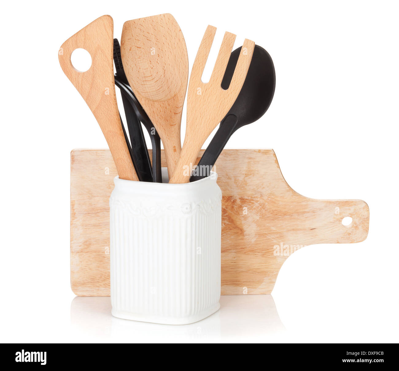 Cooking equipment. Isolated on white background Stock Photo - Alamy