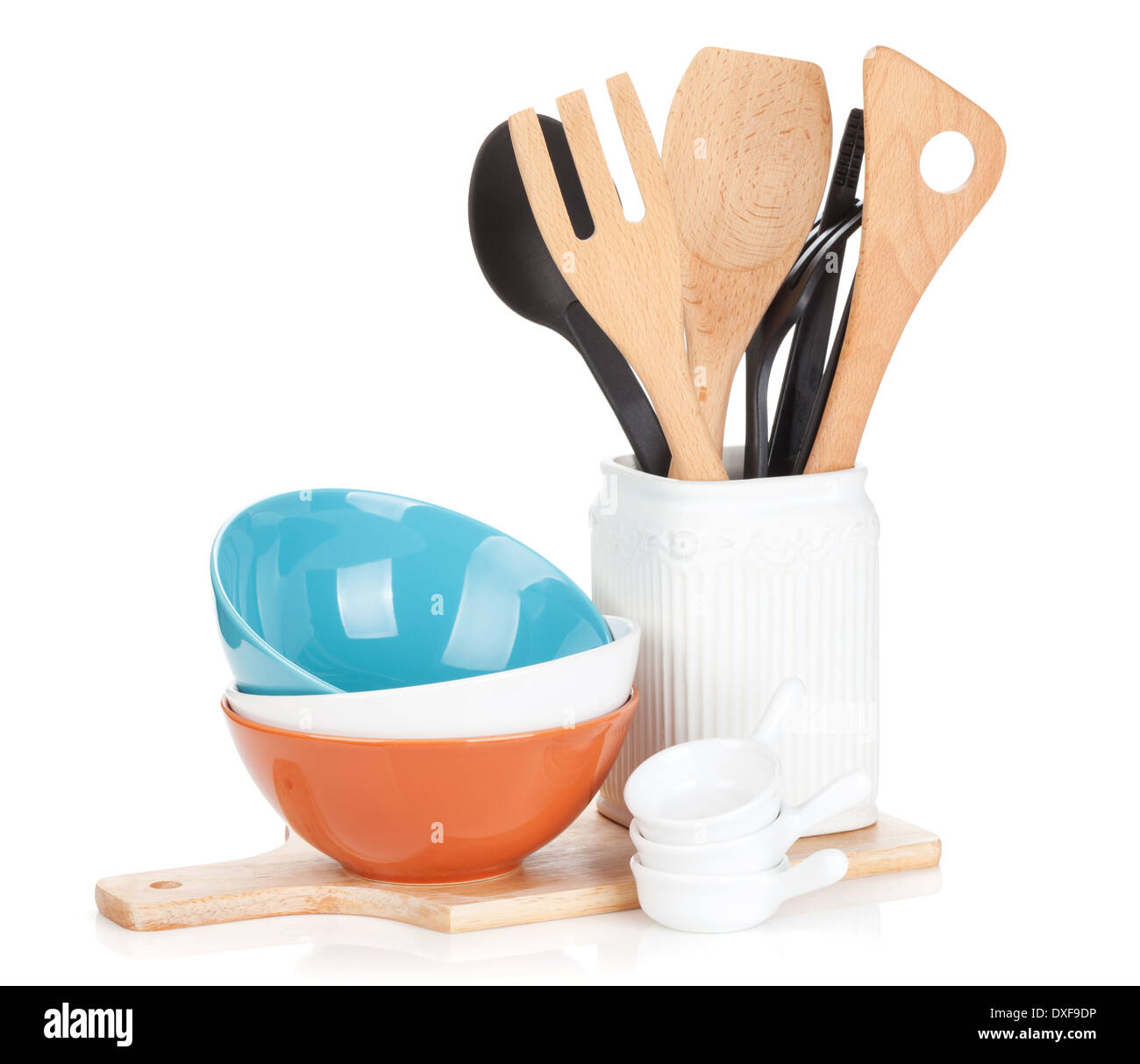 Cooking equipment. Isolated on white background Stock Photo - Alamy