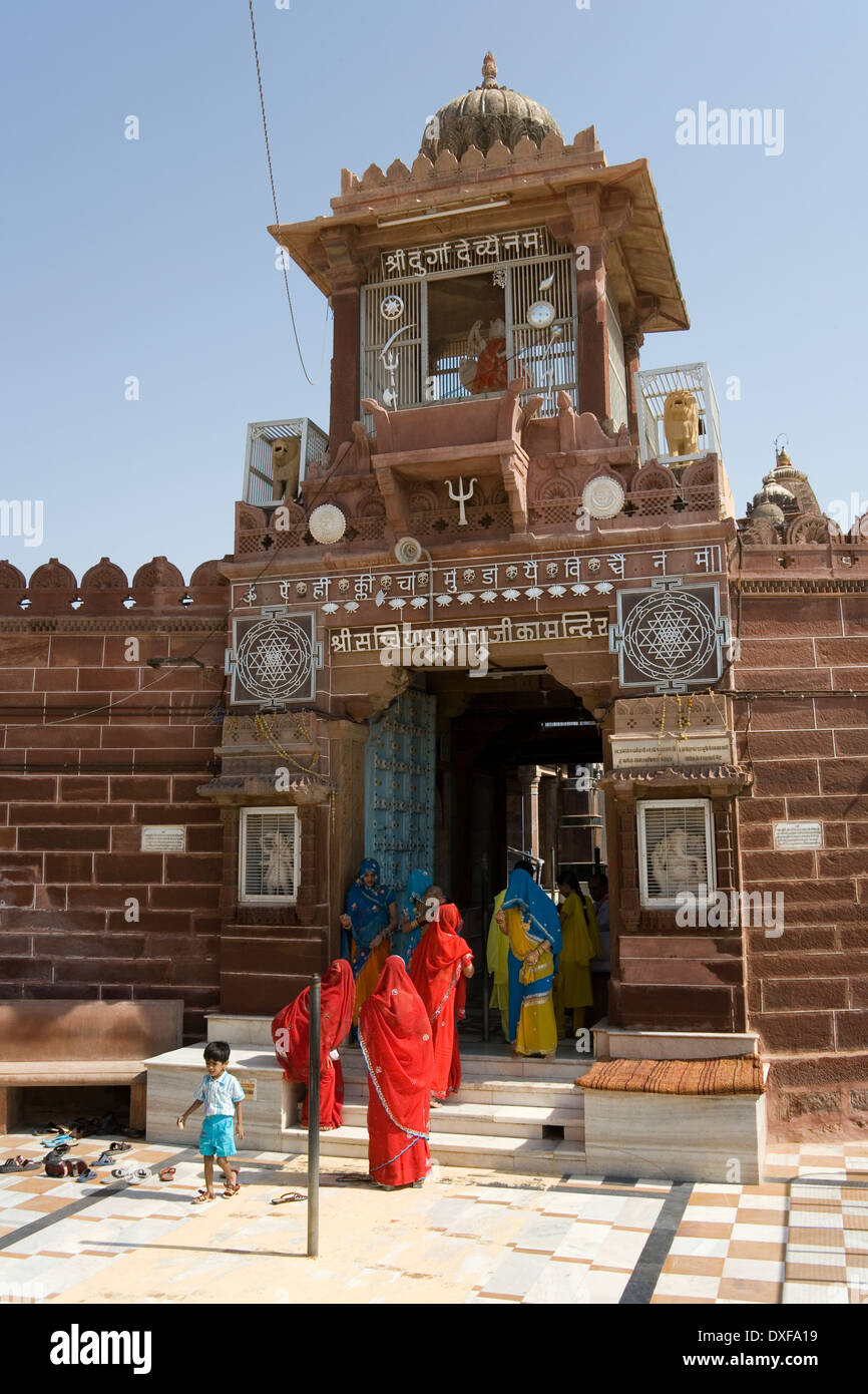 Sachiya Mata Hindu Temple complex in the town of Osian near Jodhpur in ...