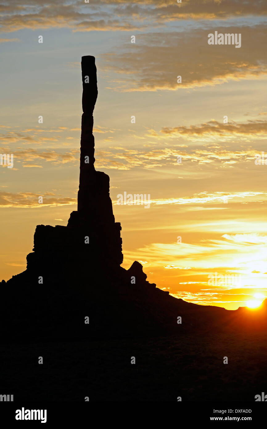 Totem Pole, Monument Valley, Arizona, USA Stock Photo - Alamy