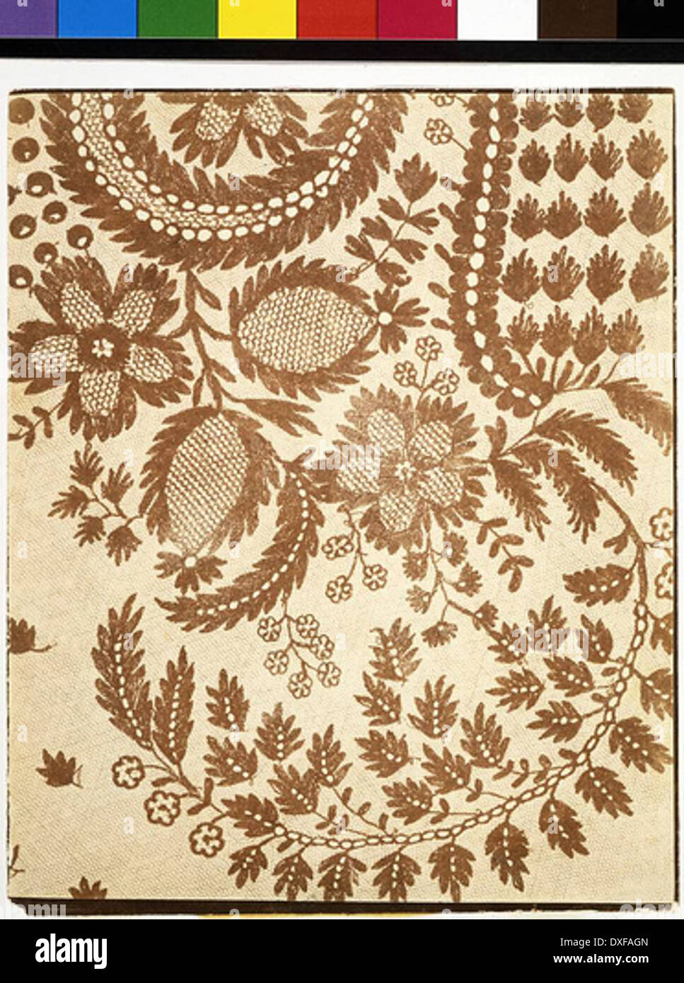 This vintage photograph showcases intricate lacework, a craft that has ...