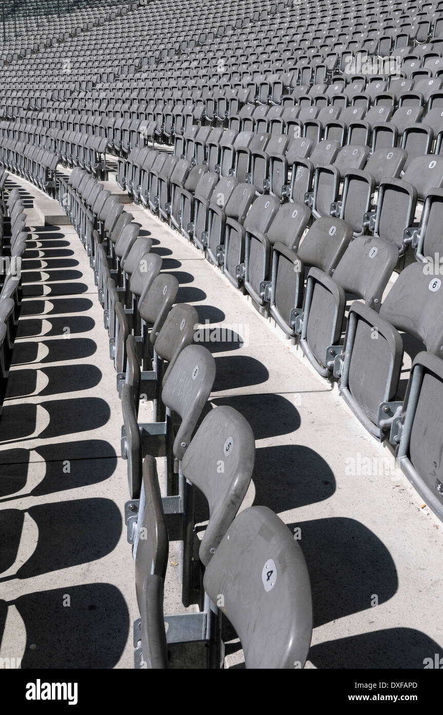 Seating in Olympic Stadium, Berlin, Germany Stock Photo - Alamy