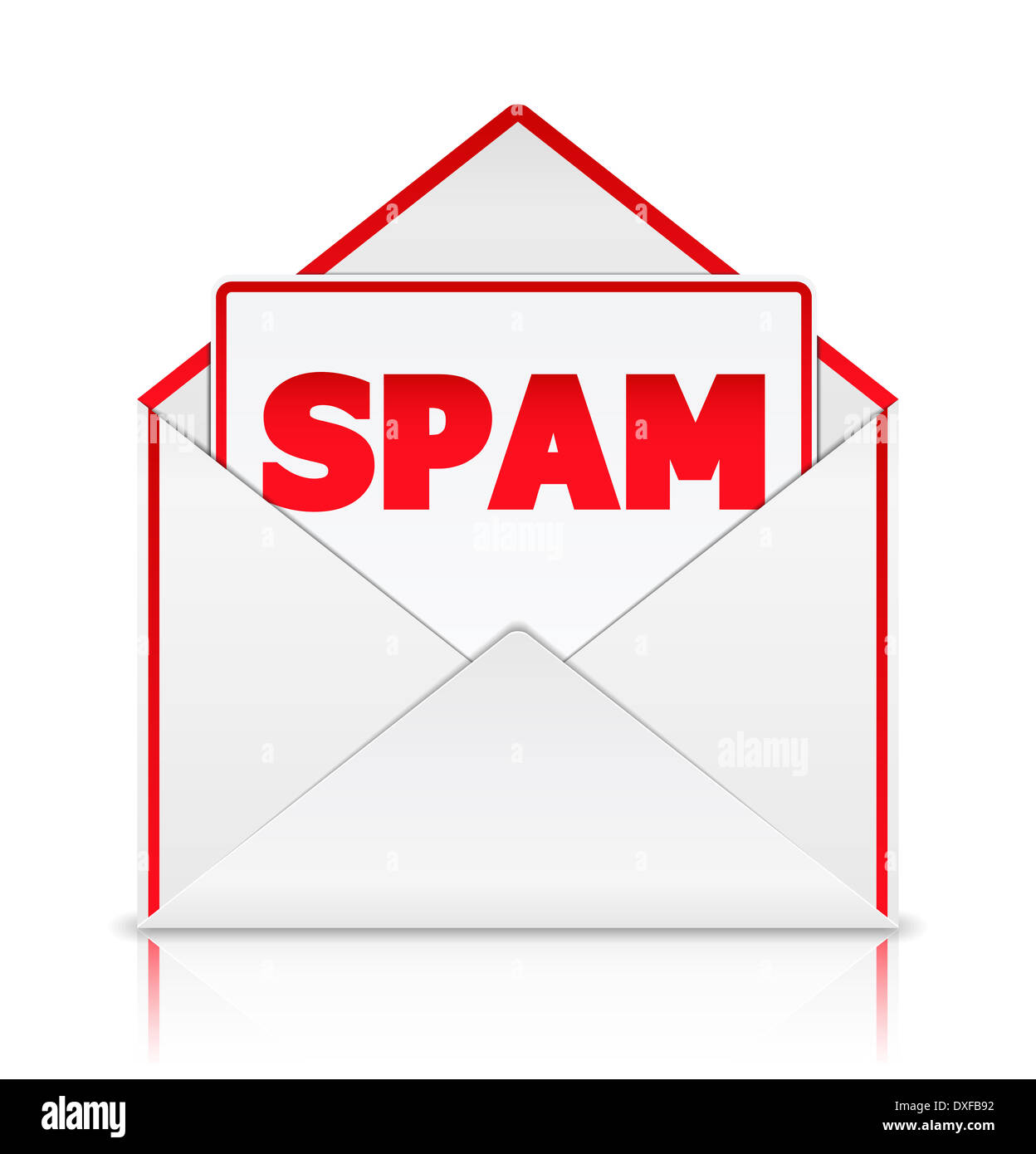 Envelope with spam Stock Photo - Alamy