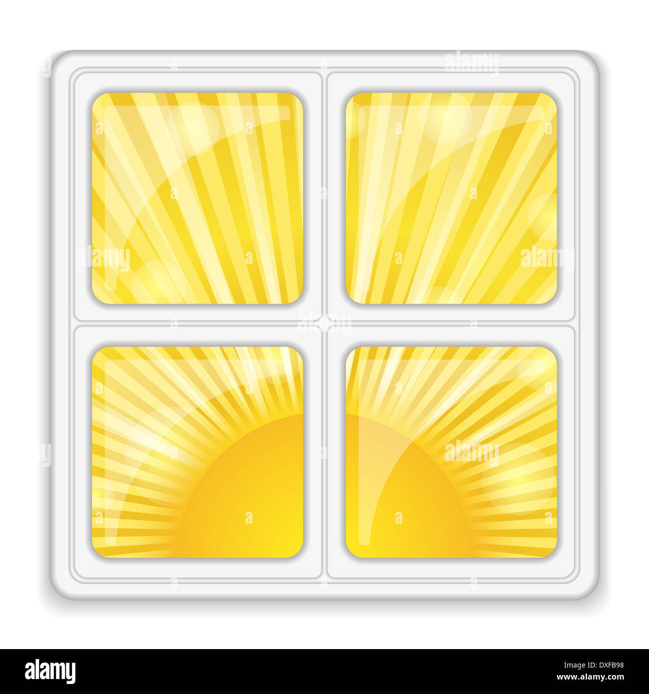 Ray light window Cut Out Stock Images & Pictures - Alamy