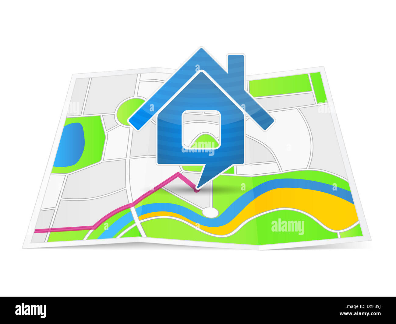 Path to the house Stock Photo - Alamy