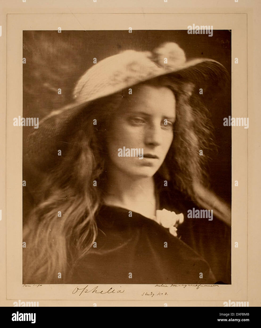 Ophelia Study No. 2 is a historical artwork, most likely a painting or ...