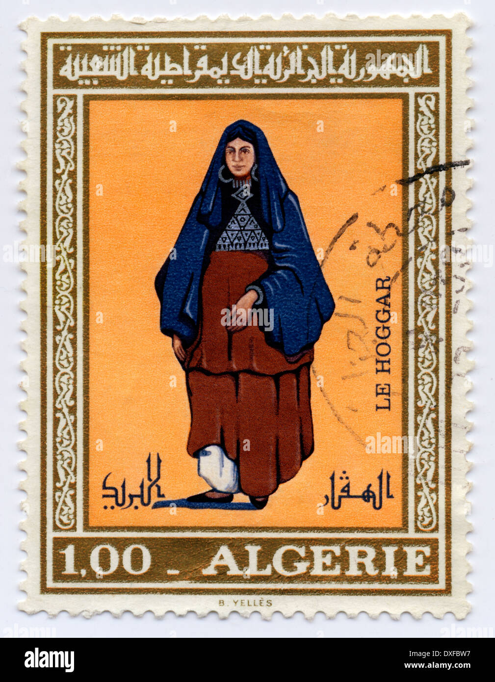 Algerian postage stamp hi-res stock photography and images - Alamy