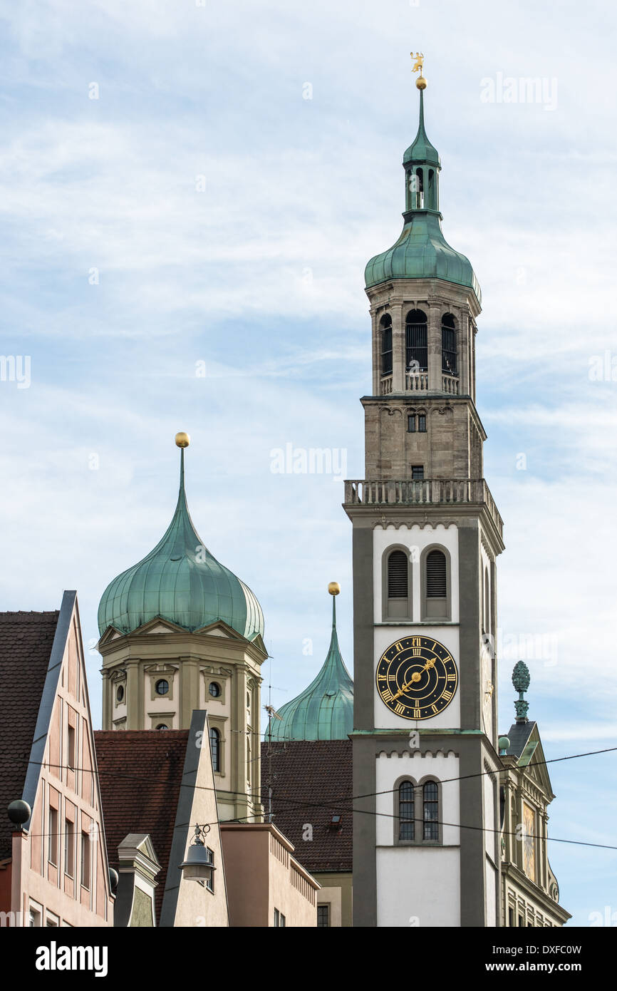 Perlach tower augsburg germany hi-res stock photography and images - Alamy