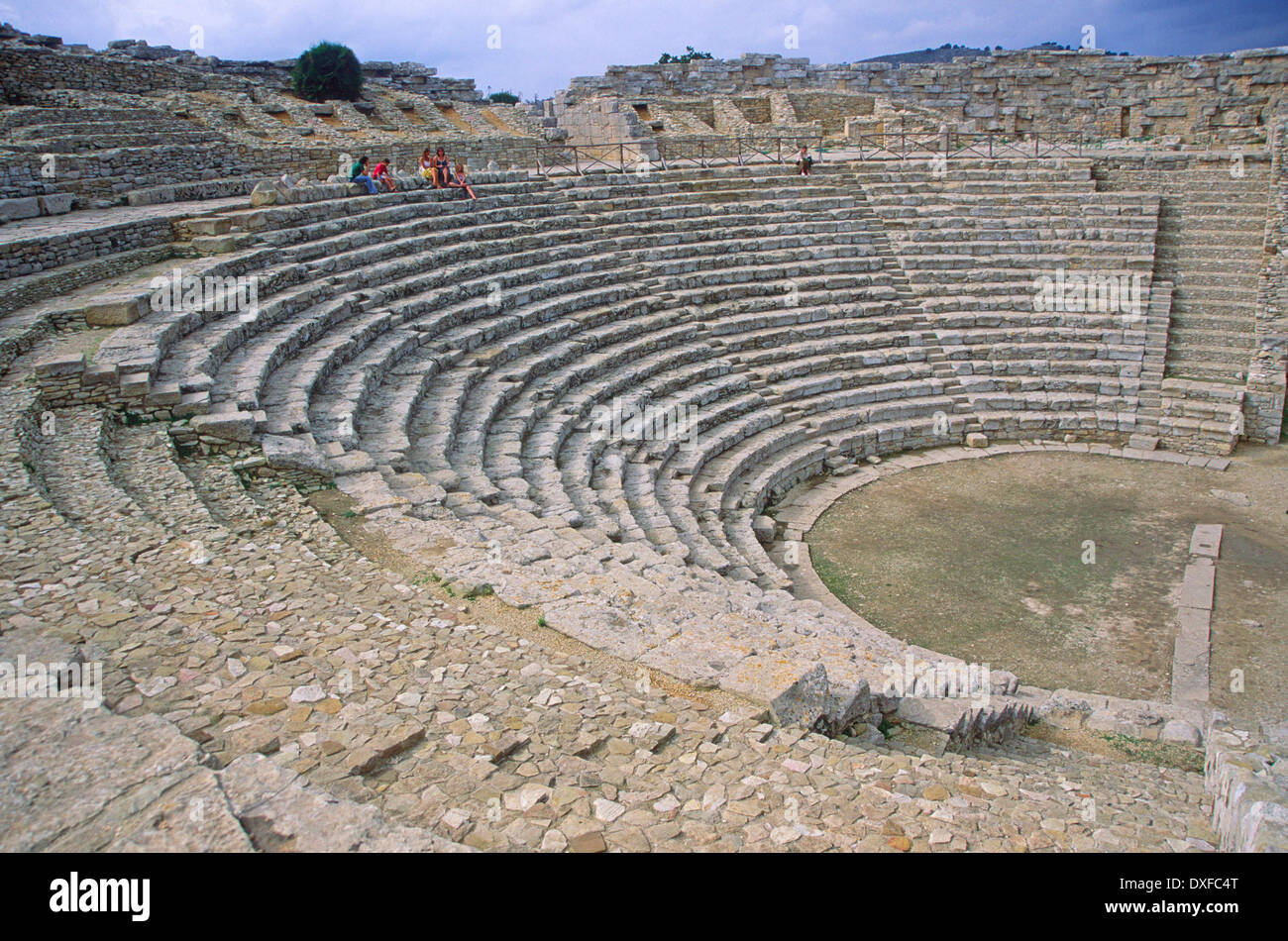 Amphitheatre at Segesta, Sicily, Italy Stock Photo - Alamy