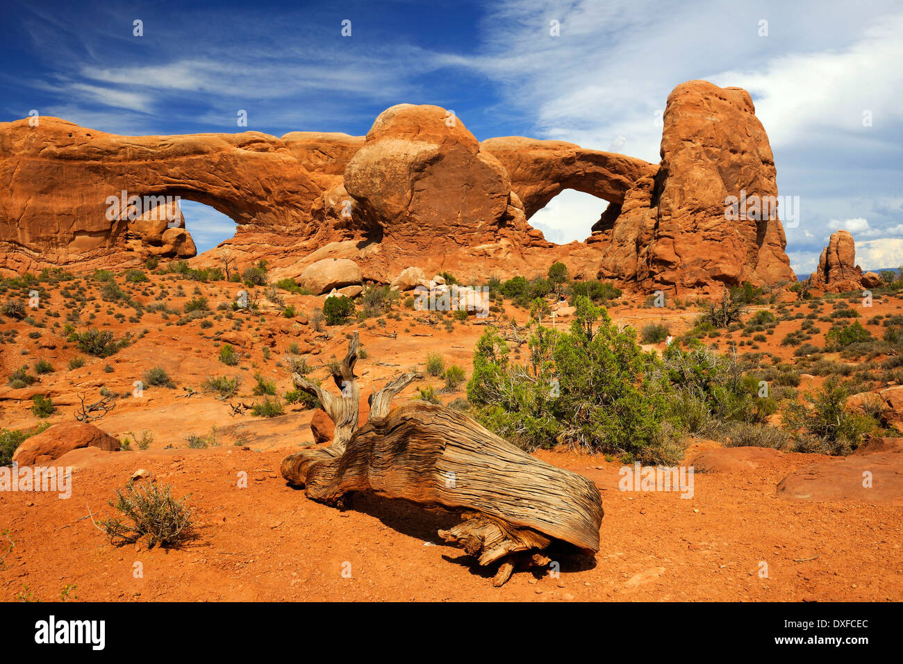 North and South Window, Arches National Park, Utah, USA Stock Photo - Alamy