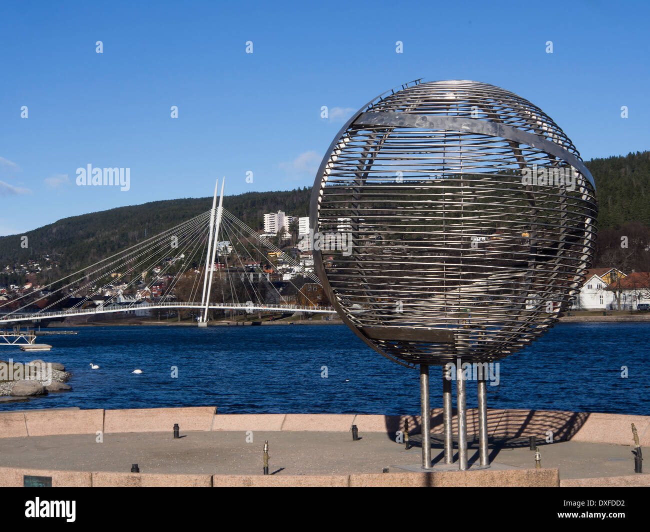 Drammen buskerud norway norwegian scandinavia town urban river hi-res ...