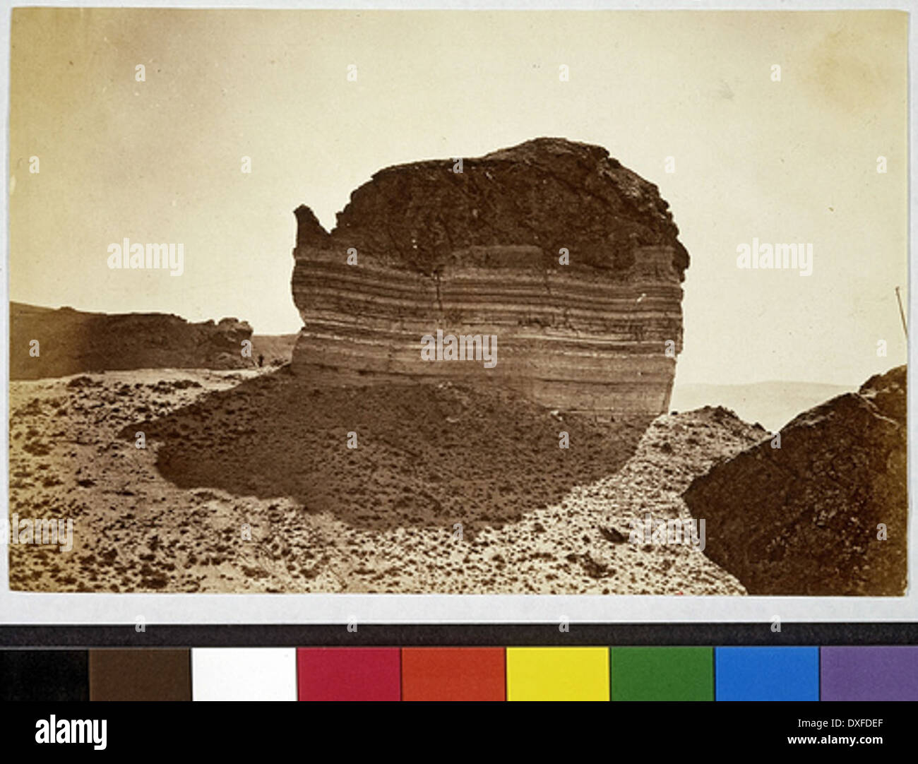 This image features Tea Pot Rock, a natural rock formation, famous for ...