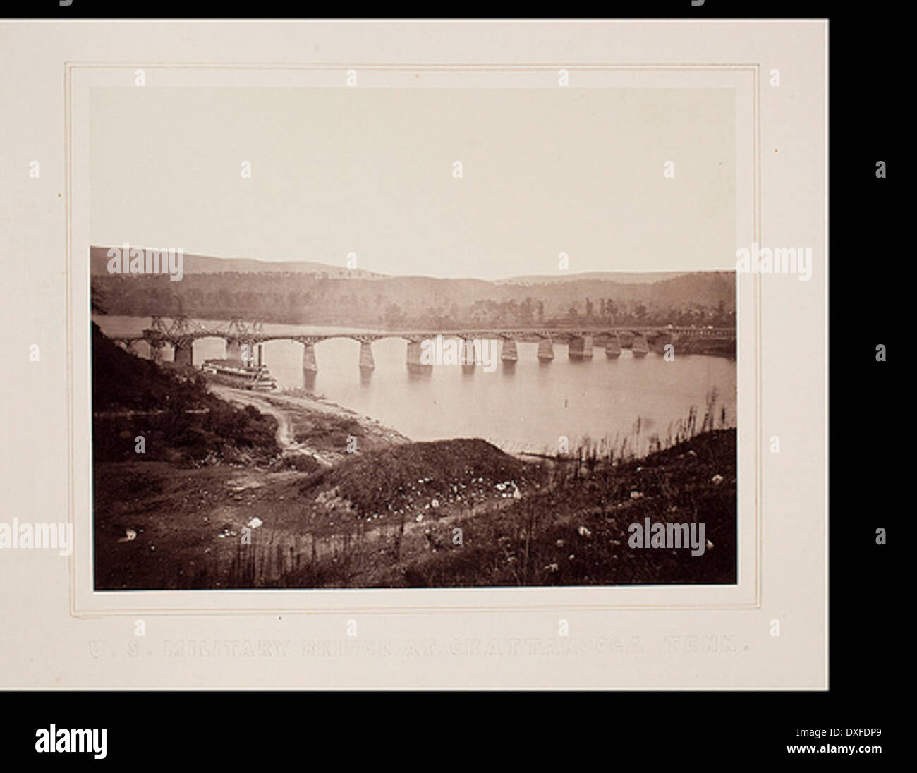 The U.S. Military Bridge at Chattanooga, Tennessee, served a ...