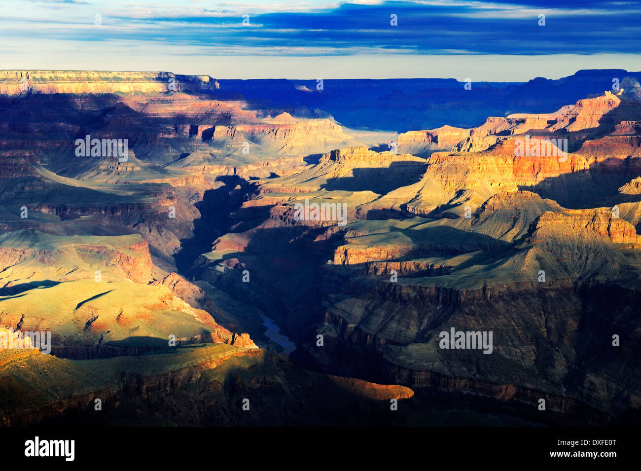Lipan Point, Colorado River, Grand Canyon South Rim, Arizona, USA Stock ...