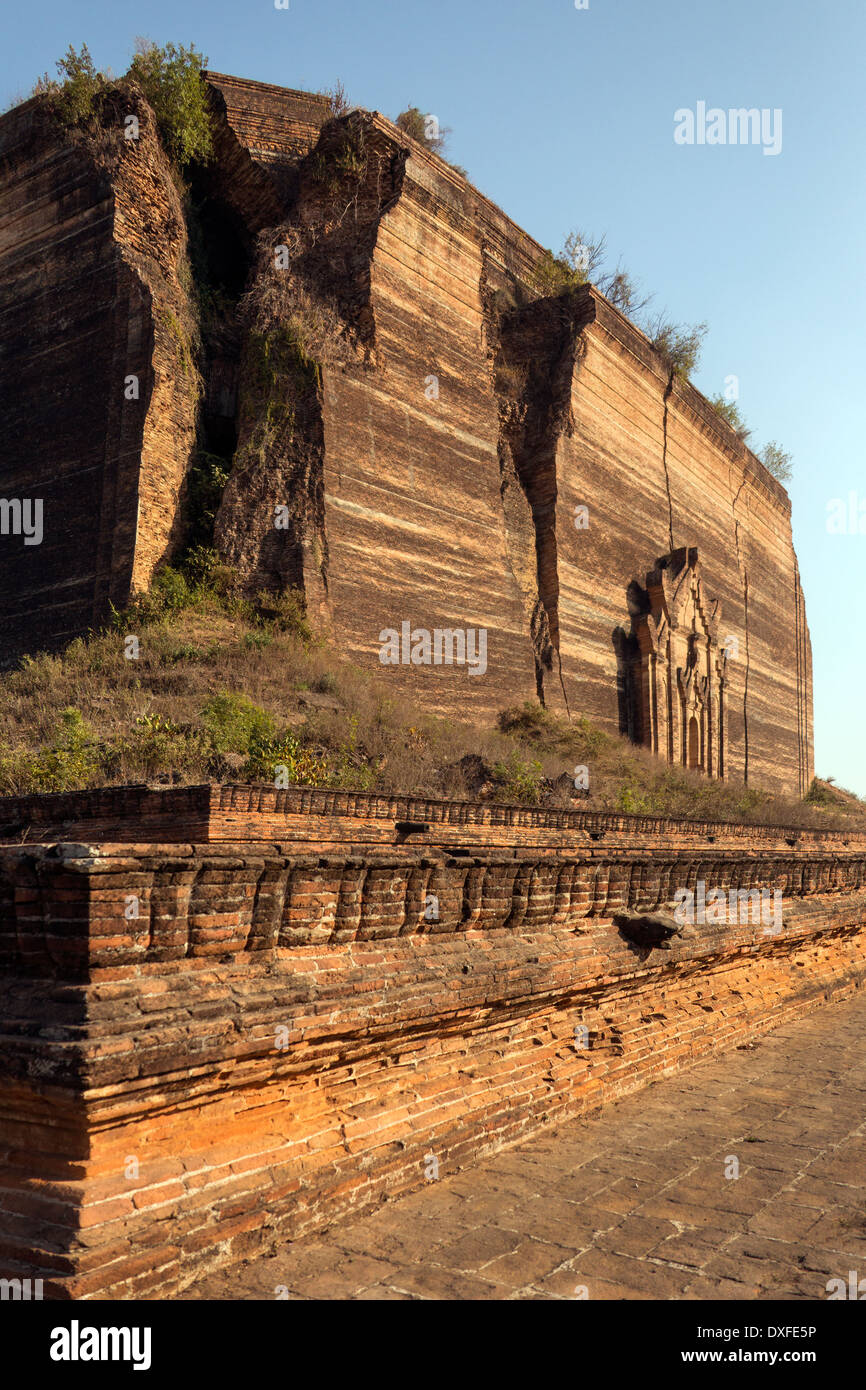 The Mingun Pahtodawgyi - Mingun near Mandalay in Myanmar (Burma Stock ...