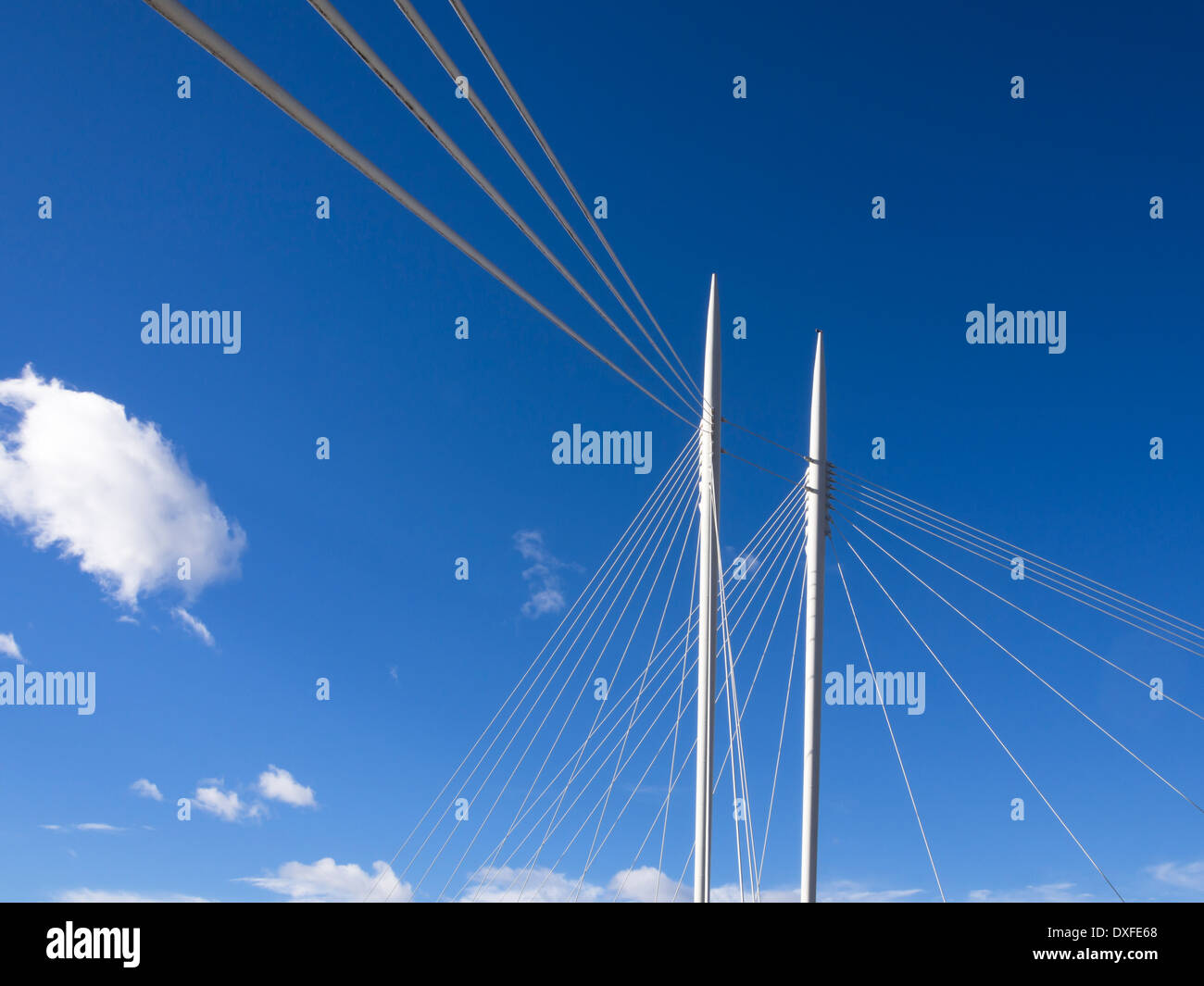 Drammen Norway, the Ypsilon bridge popular for pedestrians and winner ...