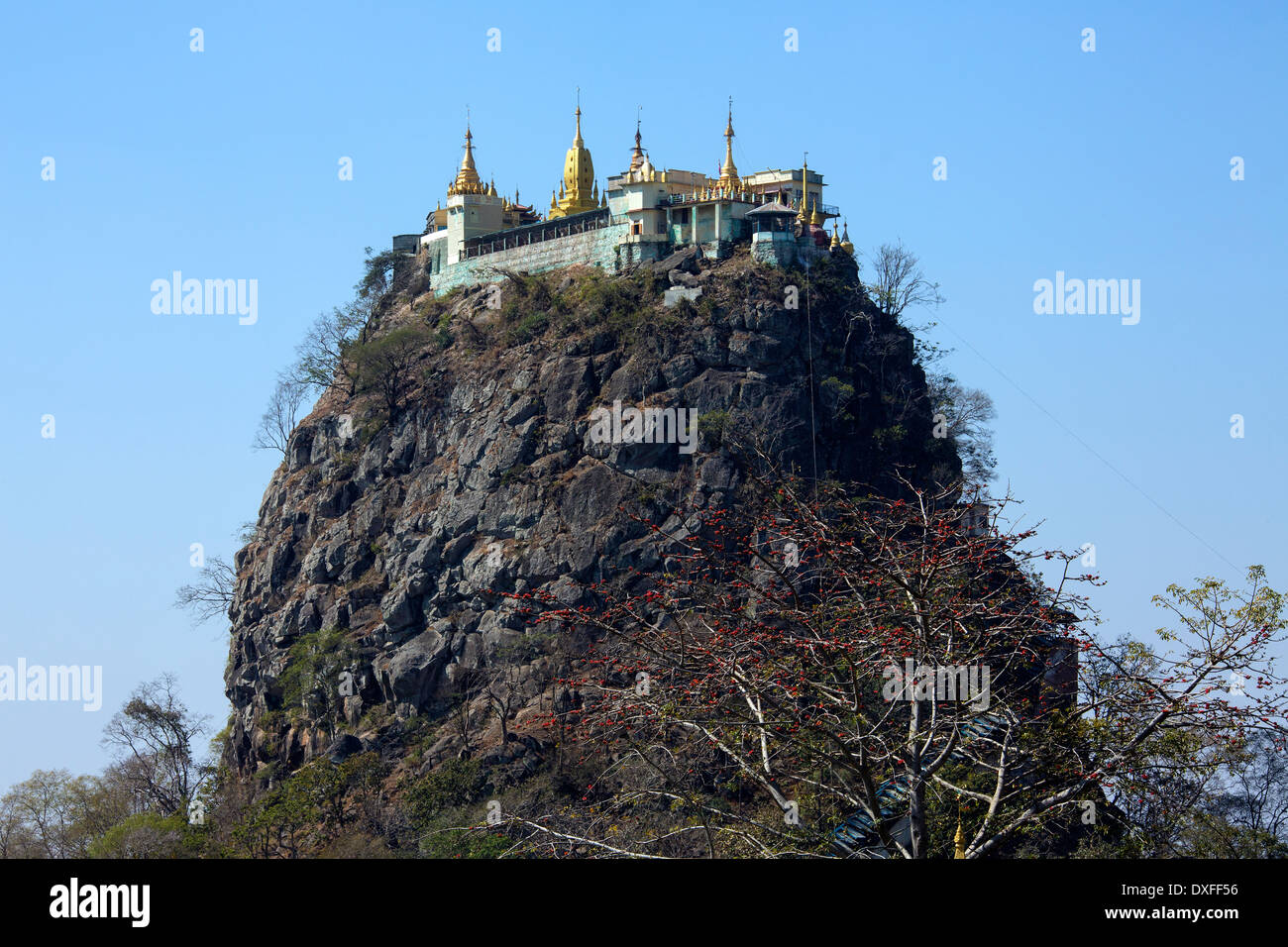 Mount Popa - Myanmar - Burma Stock Photo - Alamy