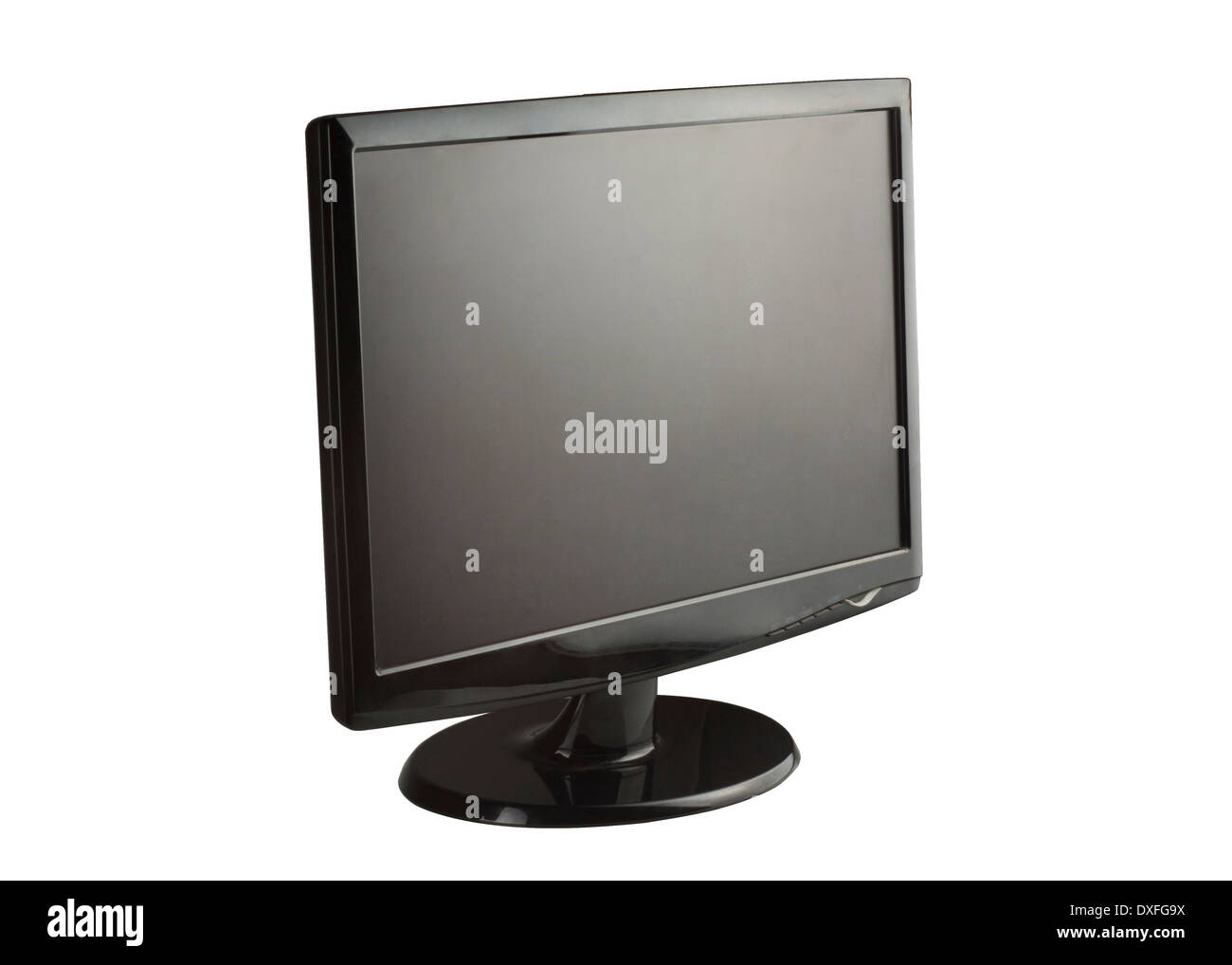 lcd monitor isolated on the white background Stock Photo - Alamy
