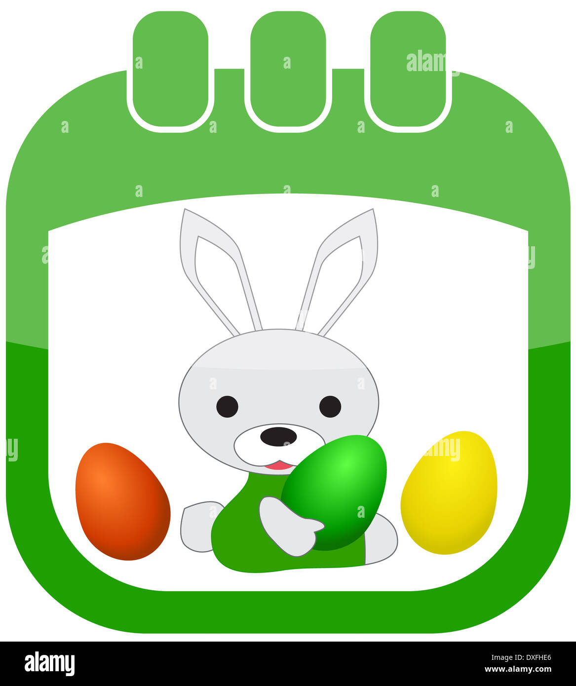 Icon easter calendar hi-res stock photography and images - Alamy
