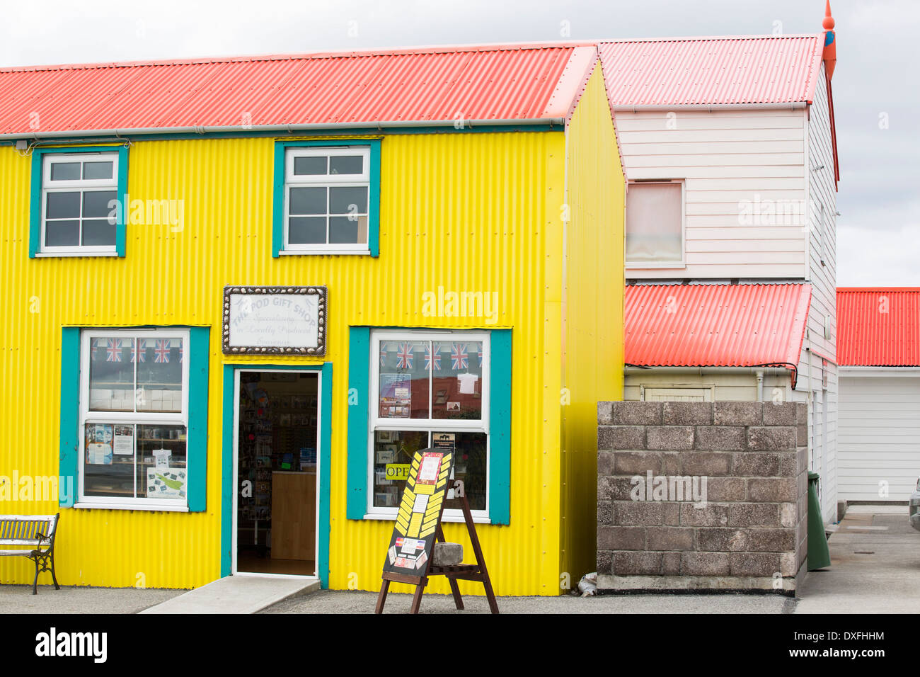 A gift shop in Port Stanley in the Falkland Islands Stock Photo - Alamy